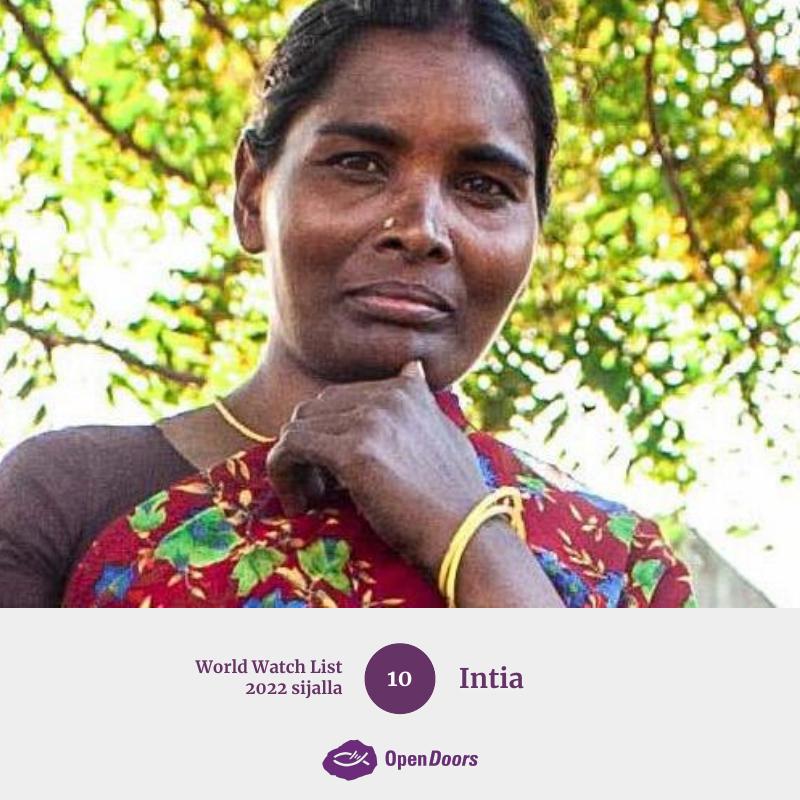 World Watch List 2022 sijalla 10: Intia | Open Doors Finland